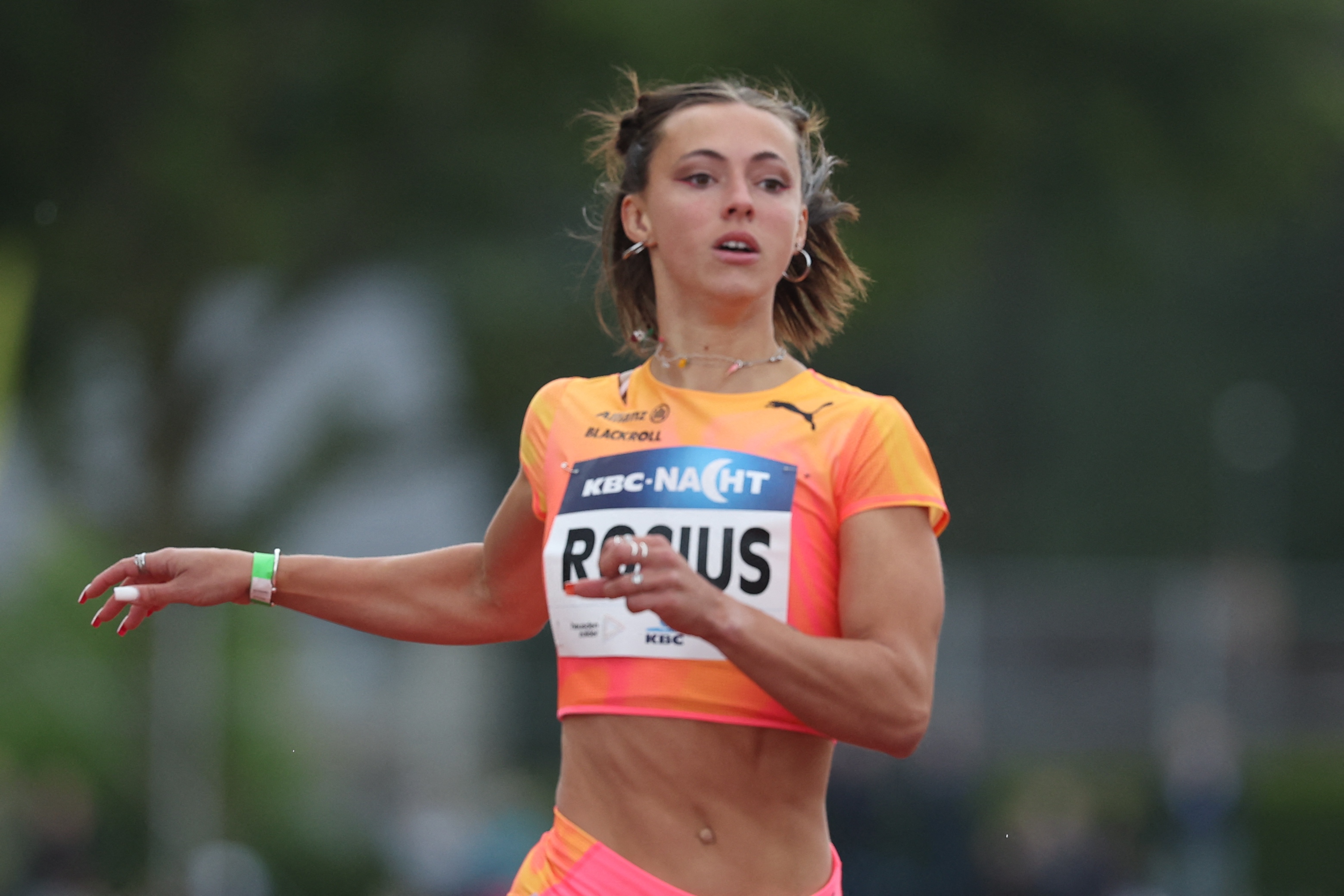 Belgian sprinter Rani Rosius in images