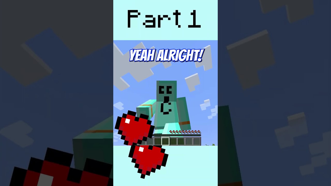 Gaining one million hearts in Minecraft part one