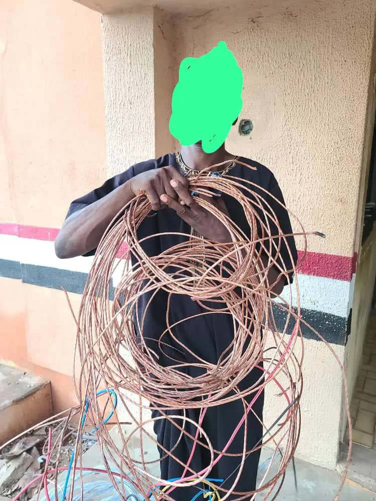 NSCDC arrests four suspected electricity vandals in Jigawa NSCDC arrests four suspected electricity vandals in Jigawa