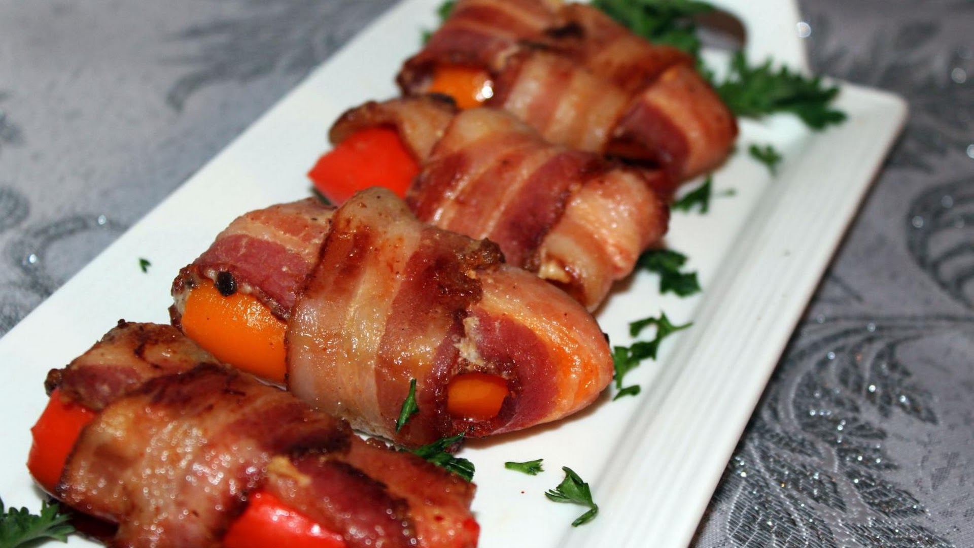 These Little Babies Are Dynamite! Bacon Wrapped, Stuffed Mini Peppers