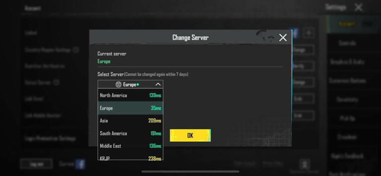 How to Change Servers in PUBG Mobile