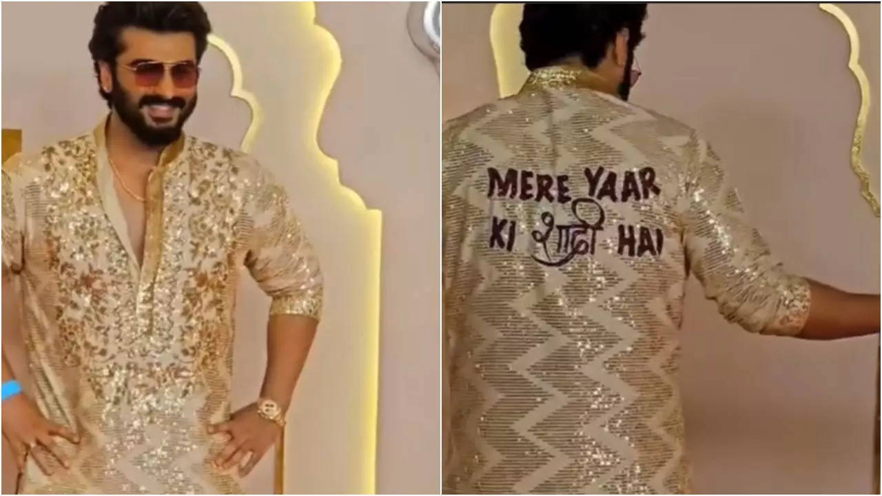 Anant Ambani and Radhika Merchant's wedding: Arjun Kapoor grabs eye ... Anant Ambani and Radhika Merchant's wedding: Arjun Kapoor grabs eye ...