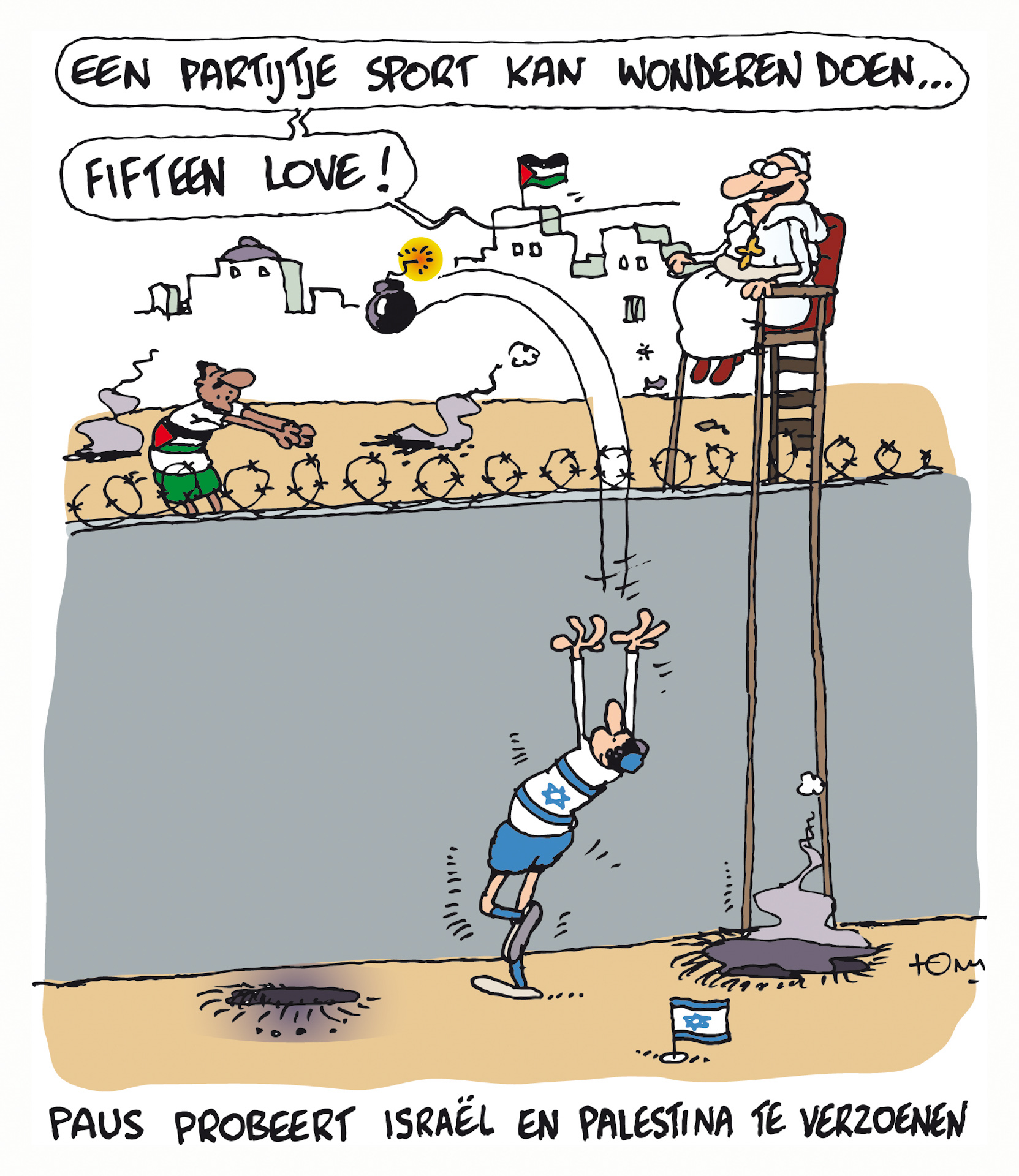 Paus doet laatste inspanning voor vrede