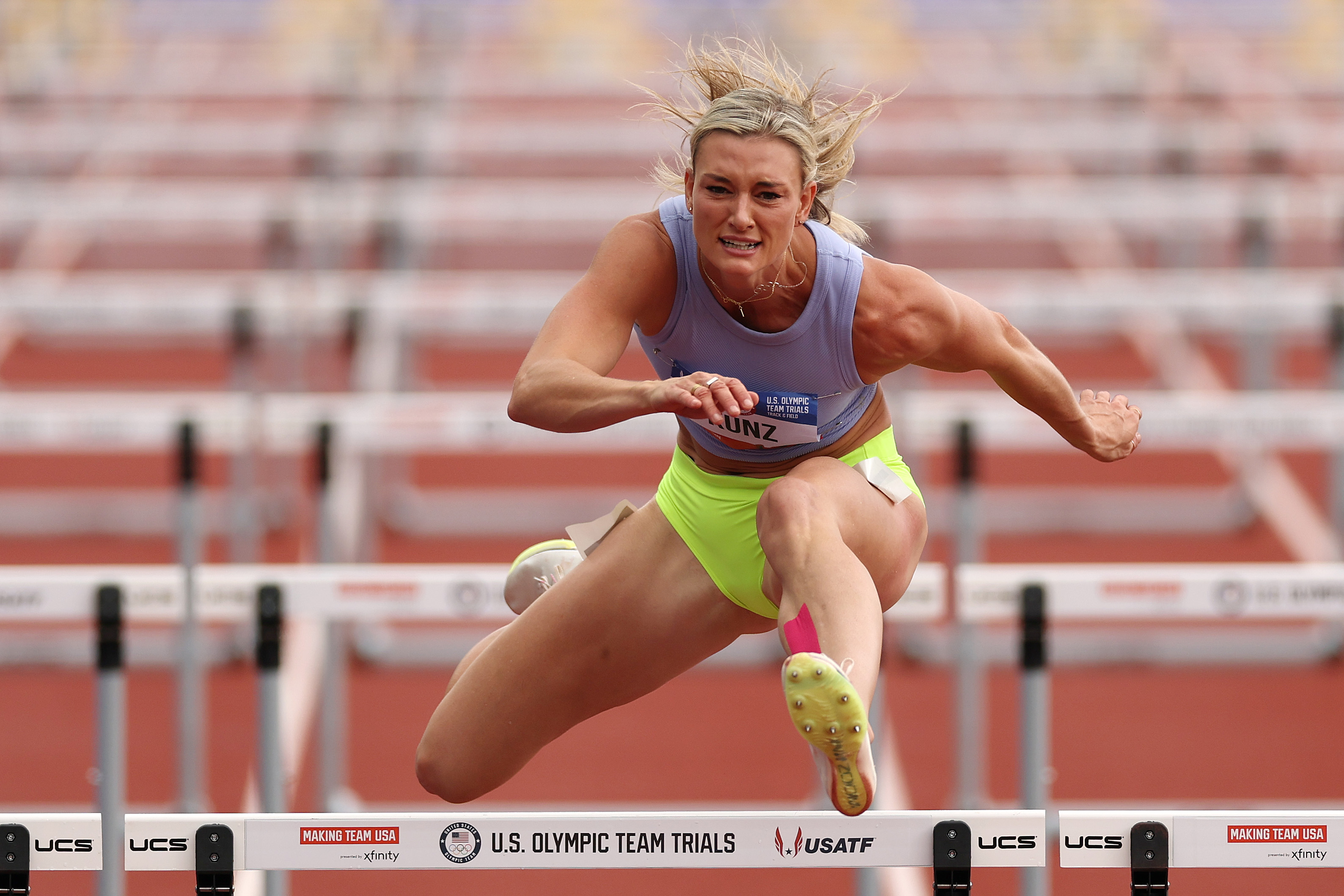 U.S. track and field star Annie Kunz in images