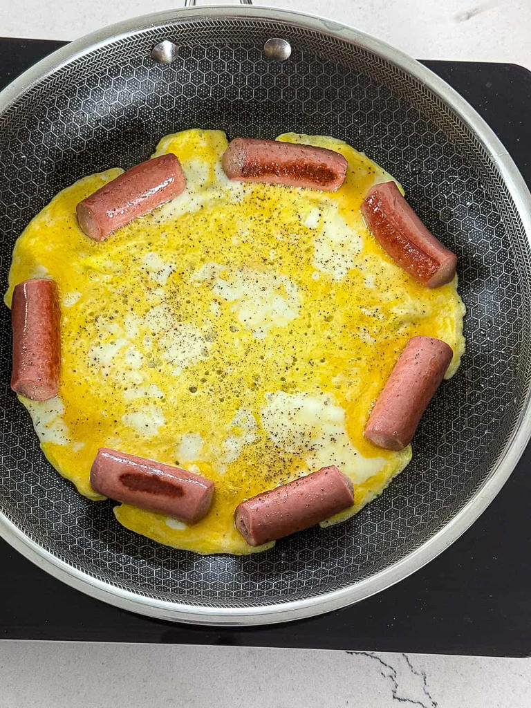 Little Wiener Scramble (Hot Dogs and Eggs)