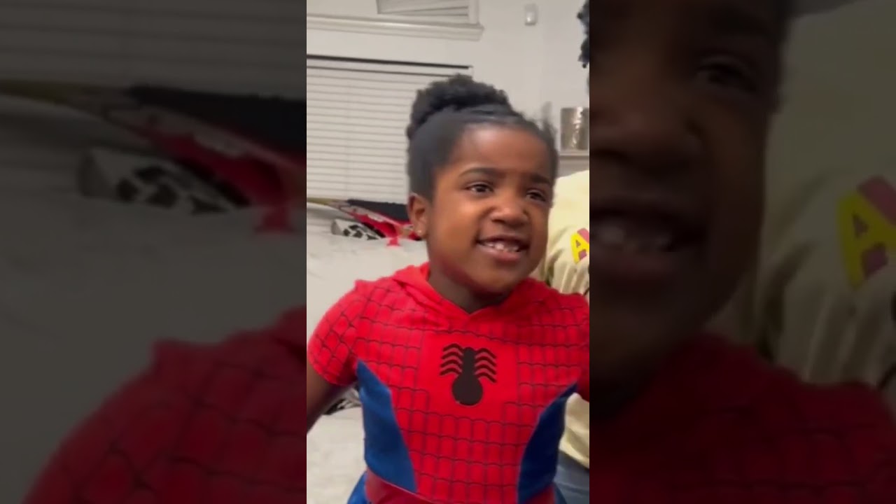 Little vampire sister creates chaos and scares everyone