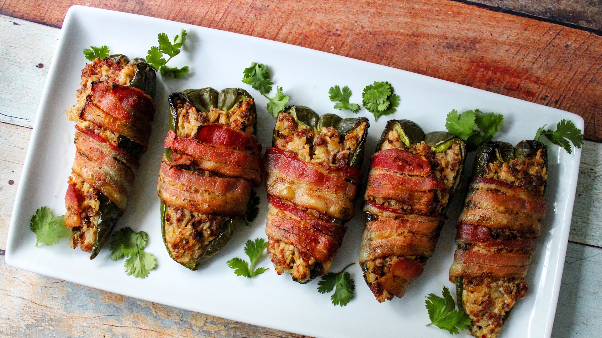 These Stuffed Poblano Peppers Aren't Overly Spicy - Spicy Stuffed ...