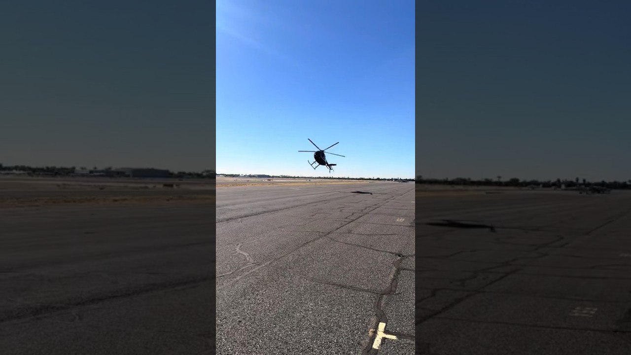 Watch: Helicopter Emergency Landing in Dramatic Auto-Rotation