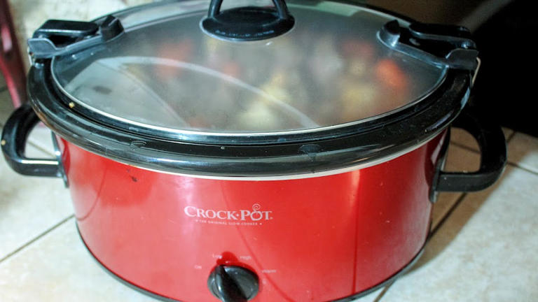 A Simple Slow Cooker Beef Stew Recipe Where No Peeling Potatoes And ...