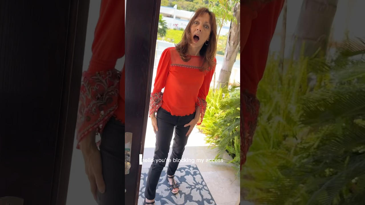 Crazy lady won’t stop knocking at door