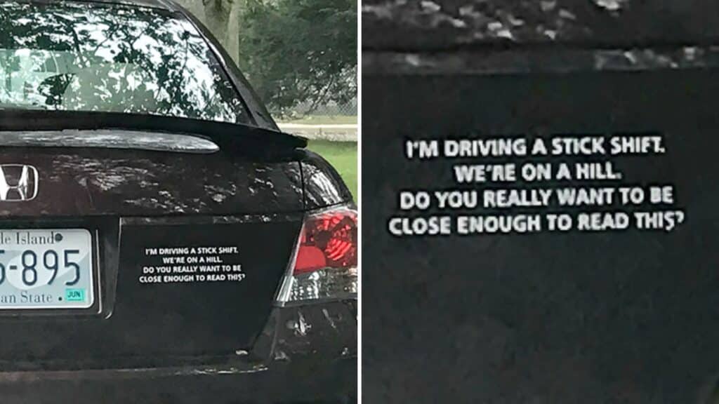 25 Creative and Questionable Bumper Stickers People Have Seen on Cars
