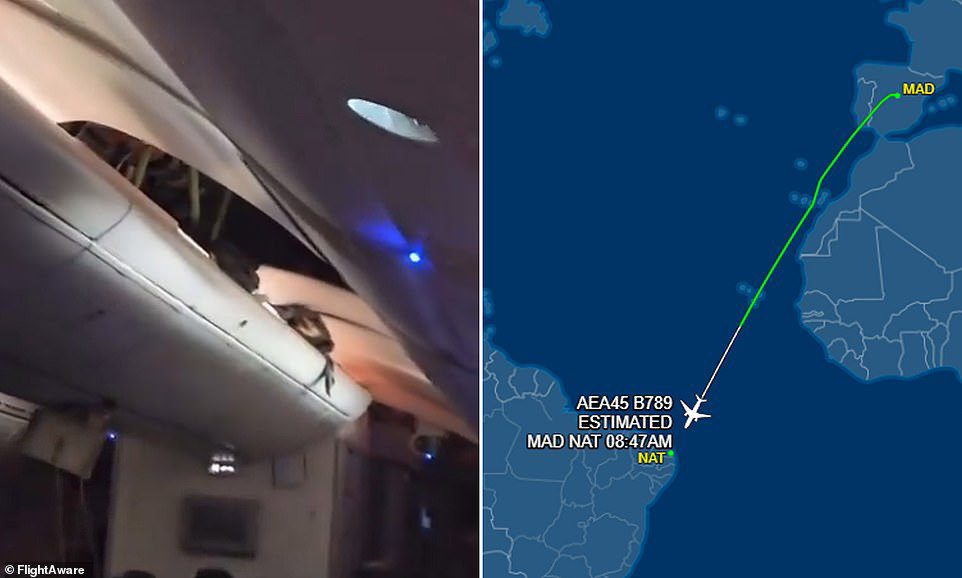 Horrifying moment turbulence injures 30 and forces flight to land Horrifying moment turbulence injures 30 and forces flight to land