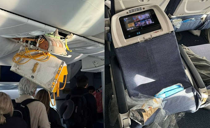 Horrifying moment turbulence injures 30 and forces flight to land Horrifying moment turbulence injures 30 and forces flight to land
