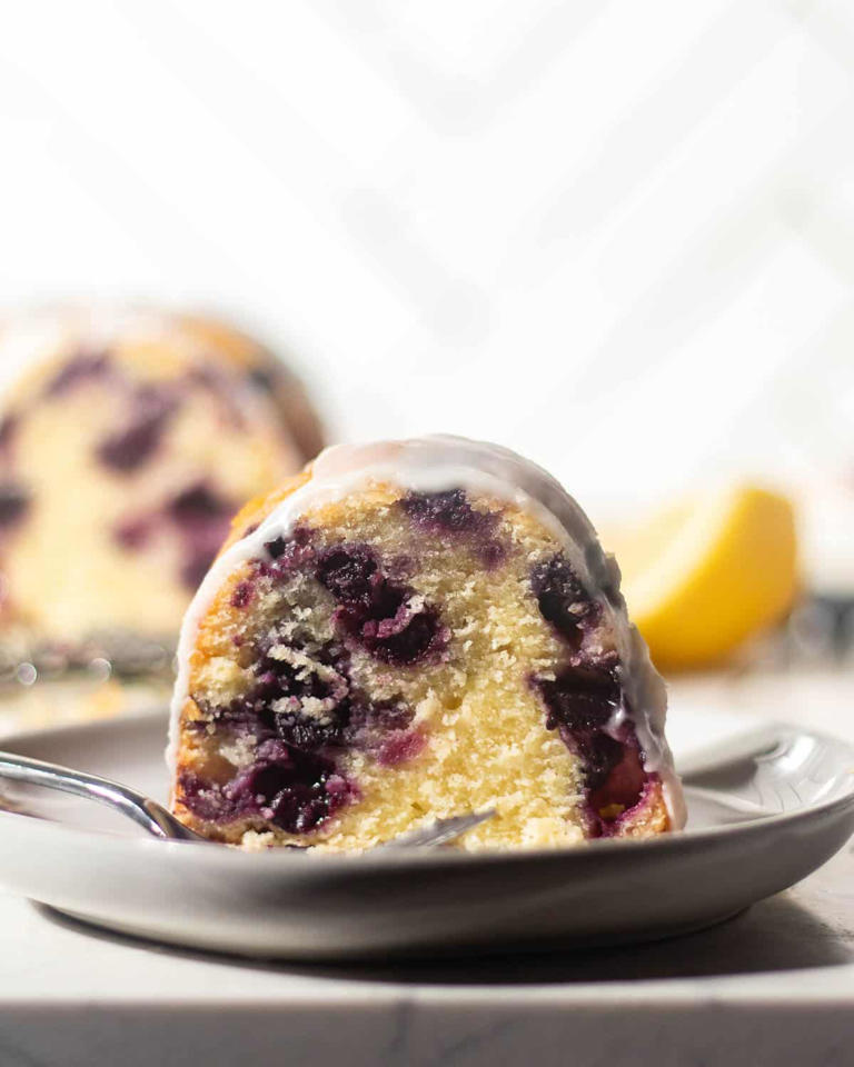 Blueberry and Lemon Pound Cake