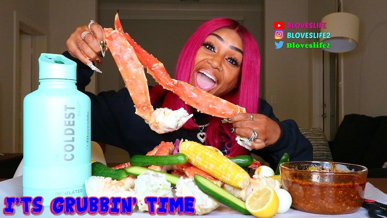 Seafood boil shoutouts start at the 30 minute mark