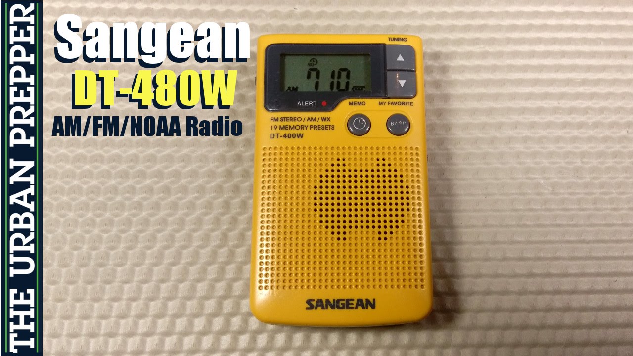 Sangean DT-400W pocket radio review for portability