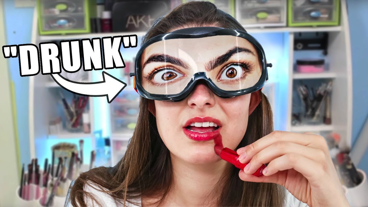 Can You Do Makeup Wearing “Drunk Goggles”?