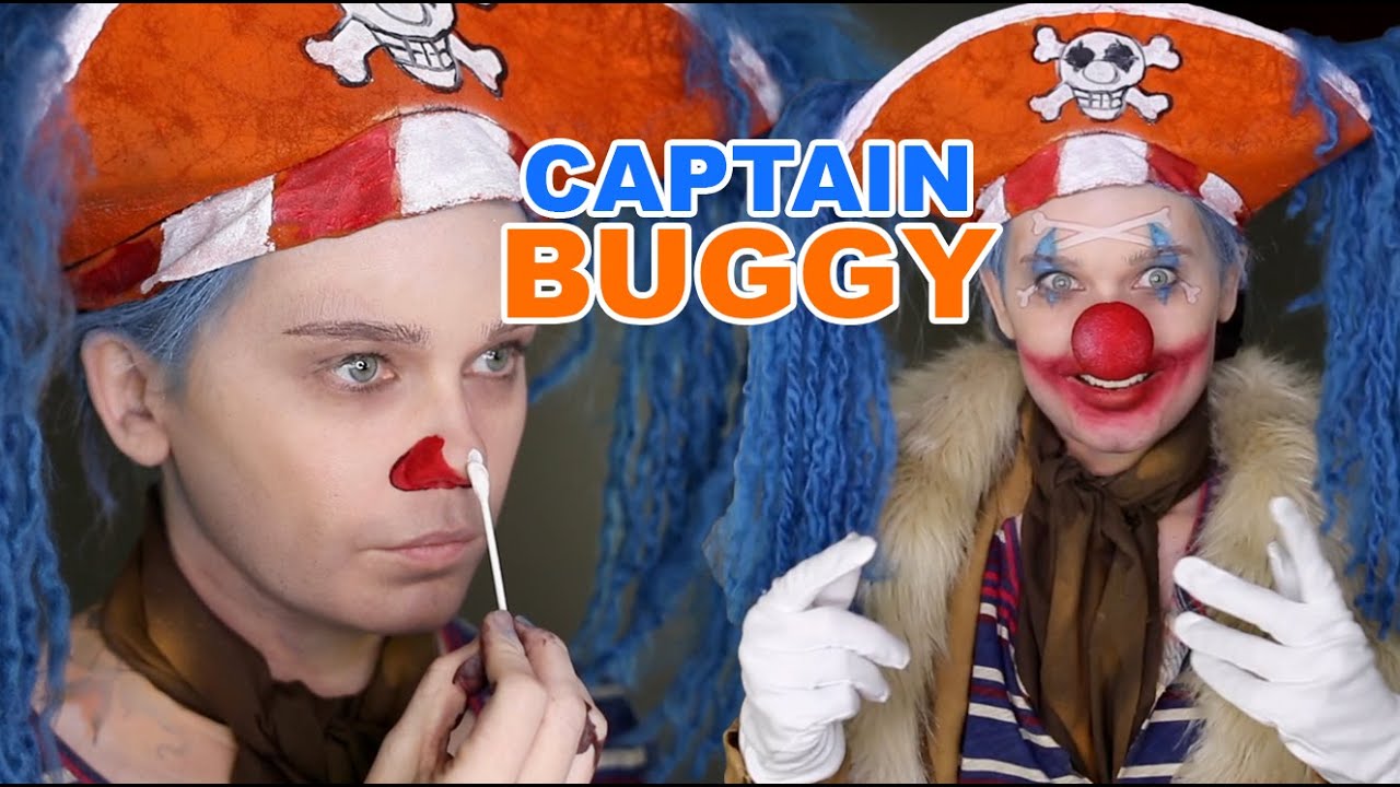 Buggy the Clown One Piece Makeup Guide