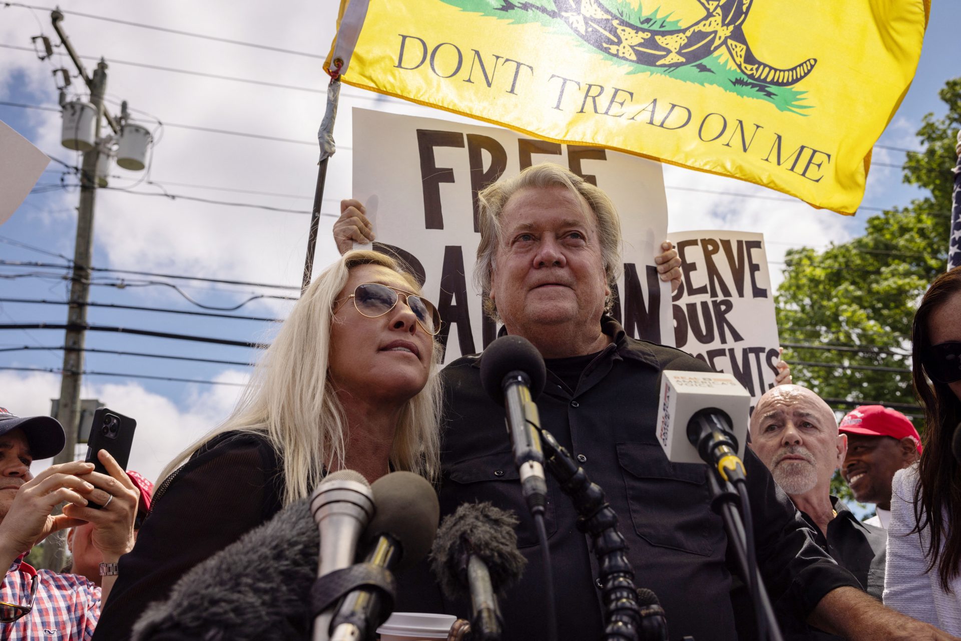 Steve Bannon warns "MAGA army" is on stand by as he turns himself in