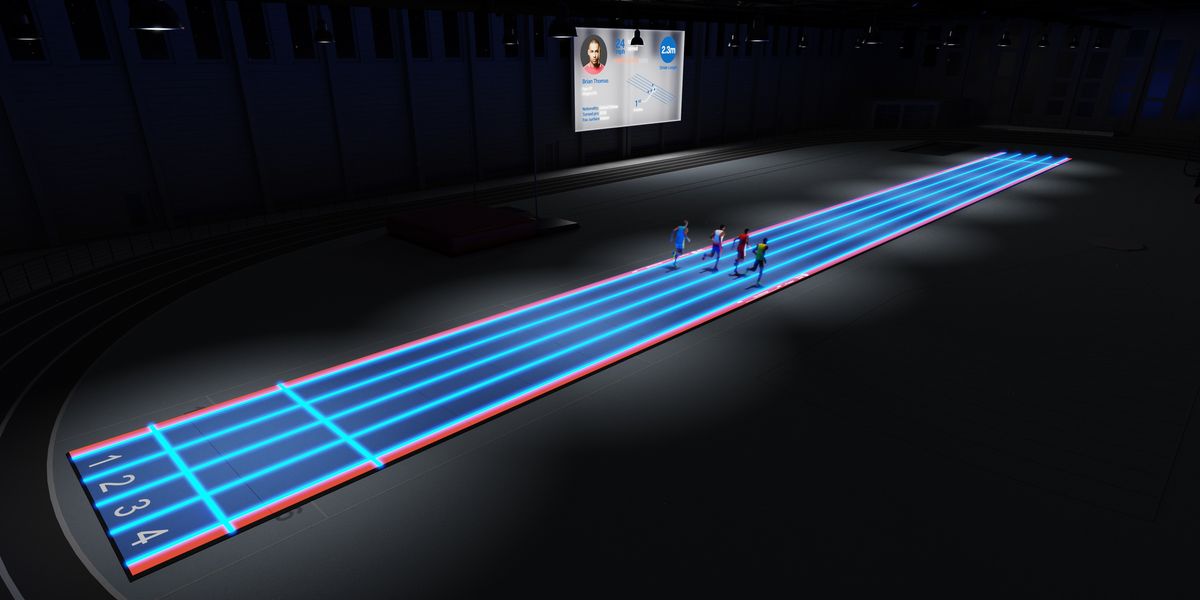 World’s first sensor-enabled running track set to redefine speed