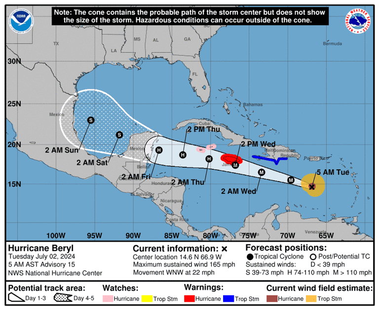 Hurricane Beryl tracker: See projected path, spaghetti models of storm ... Hurricane Beryl tracker: See projected path, spaghetti models of storm ...
