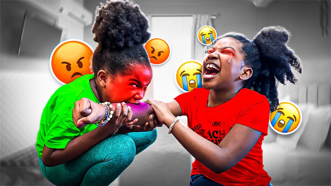 Little Sister Bites Big Sister—Dad’s Shocking Lesson Unfolds