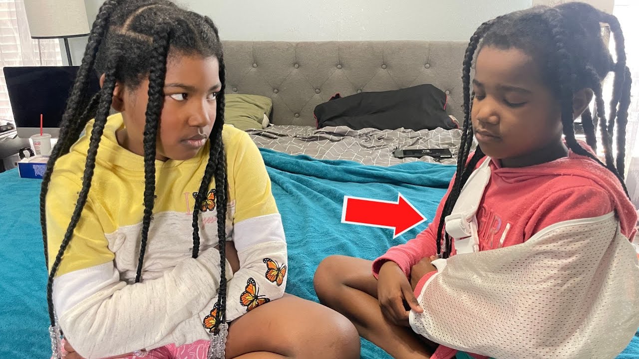 Girl breaks arm on ladder: What happens next is shocking