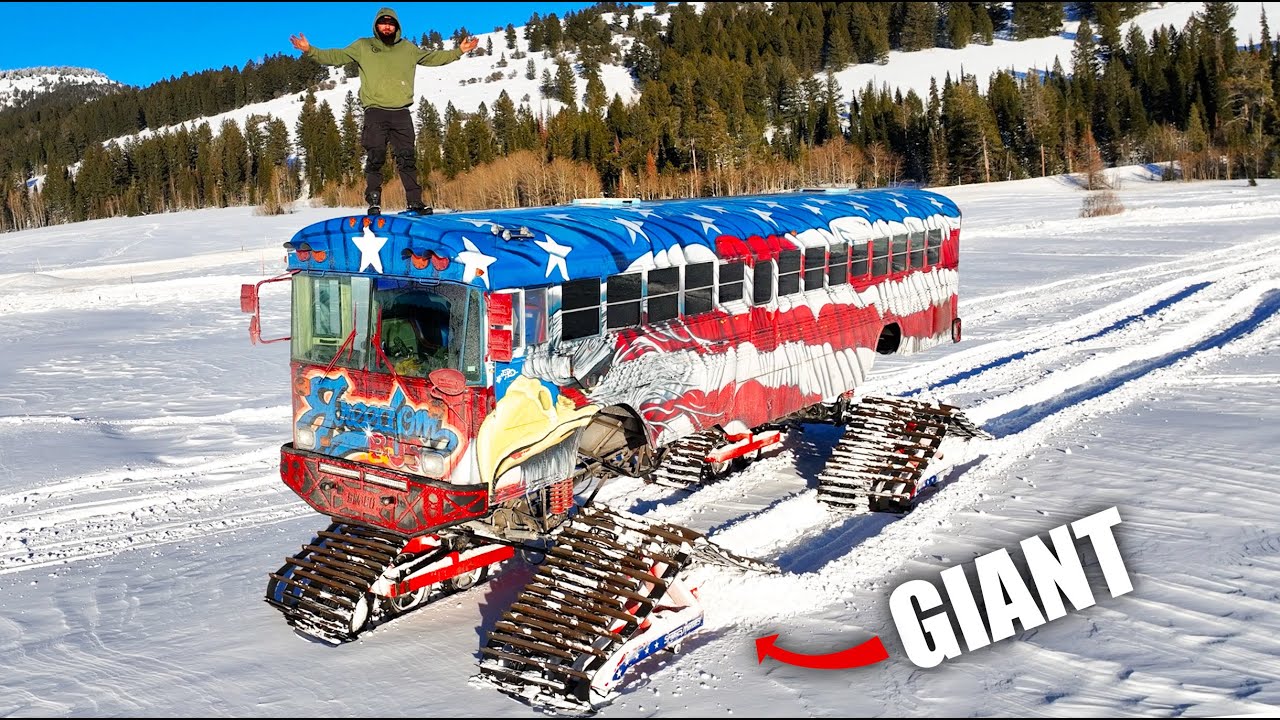 Freedom Bus Gets Tracks in Off-Road Upgrade Test