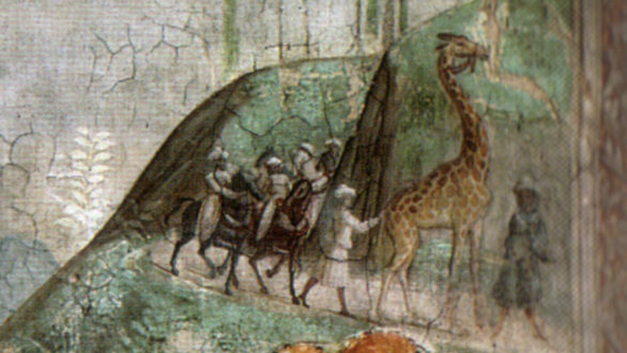 Julius Caesar přivezl do Evropy zvíře, ze kterého byli Římané paf ...