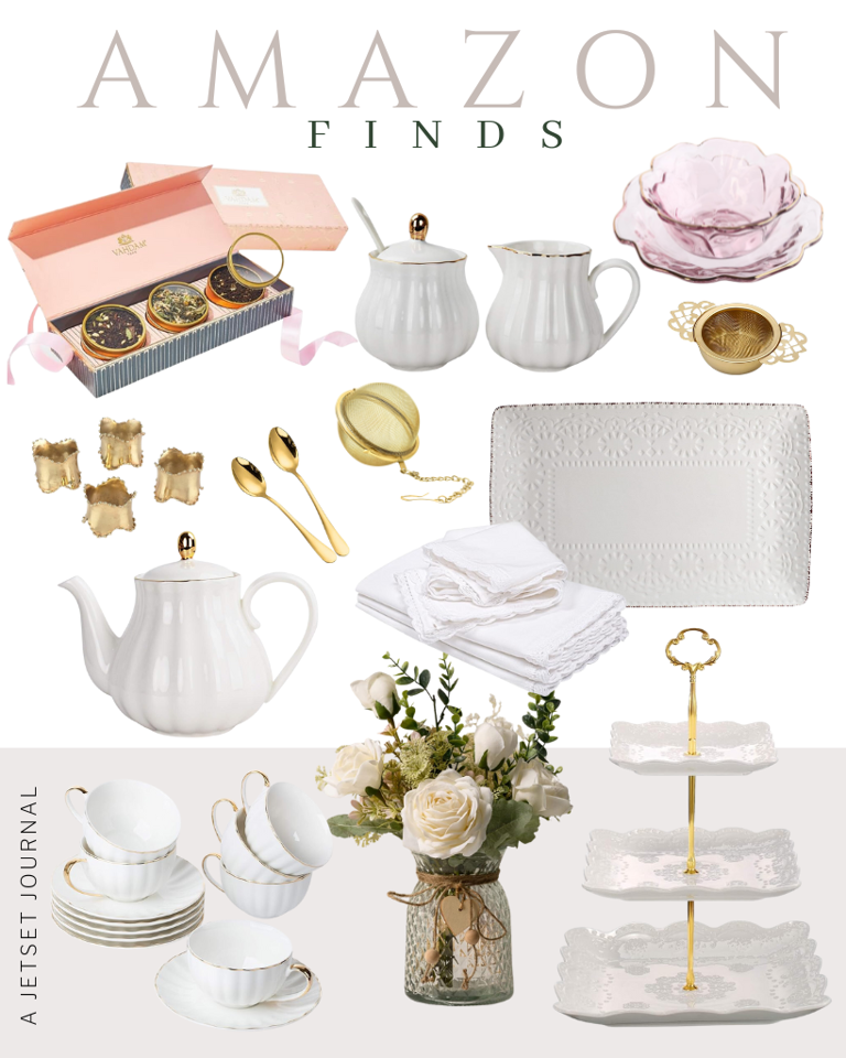 Enjoy Tea Time Afternoon at Home with these Amazon Finds