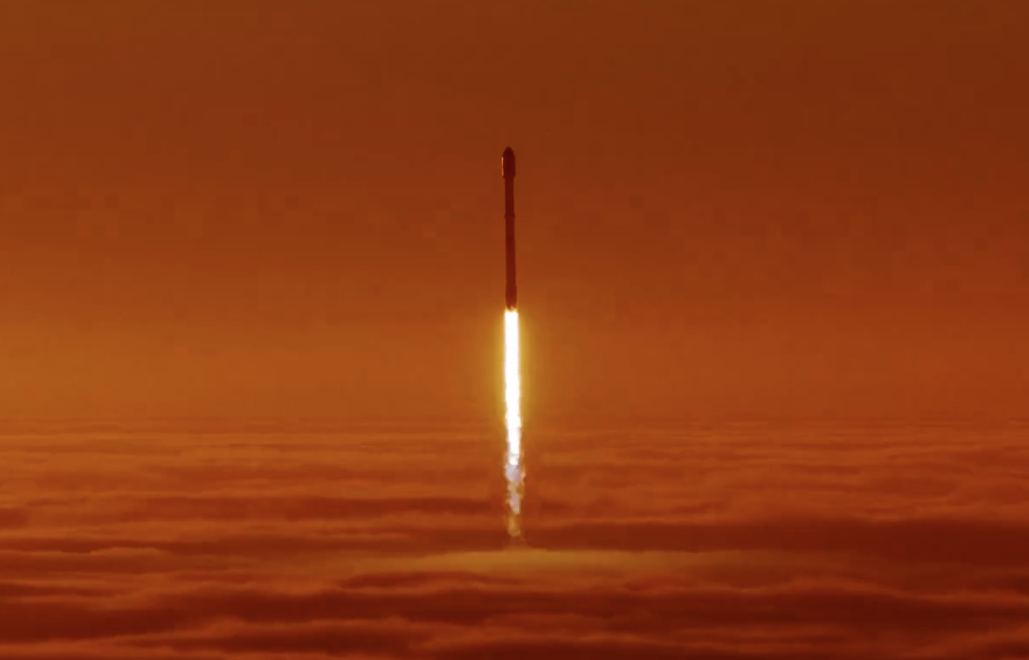 Is this the most beautiful rocket launch ever?