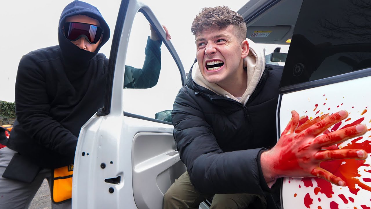 Stalker Hand Smashed Door Injury