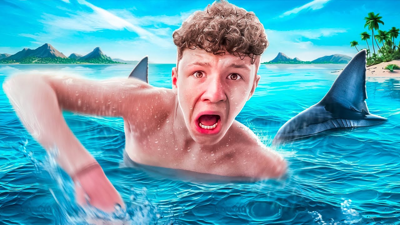 Little brother almost eaten by a shark