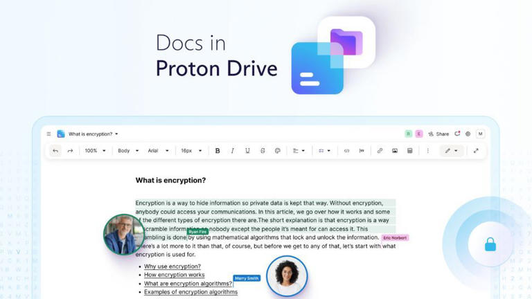 Proton Drive launches Microsoft Word competitor Proton Drive launches Microsoft Word competitor