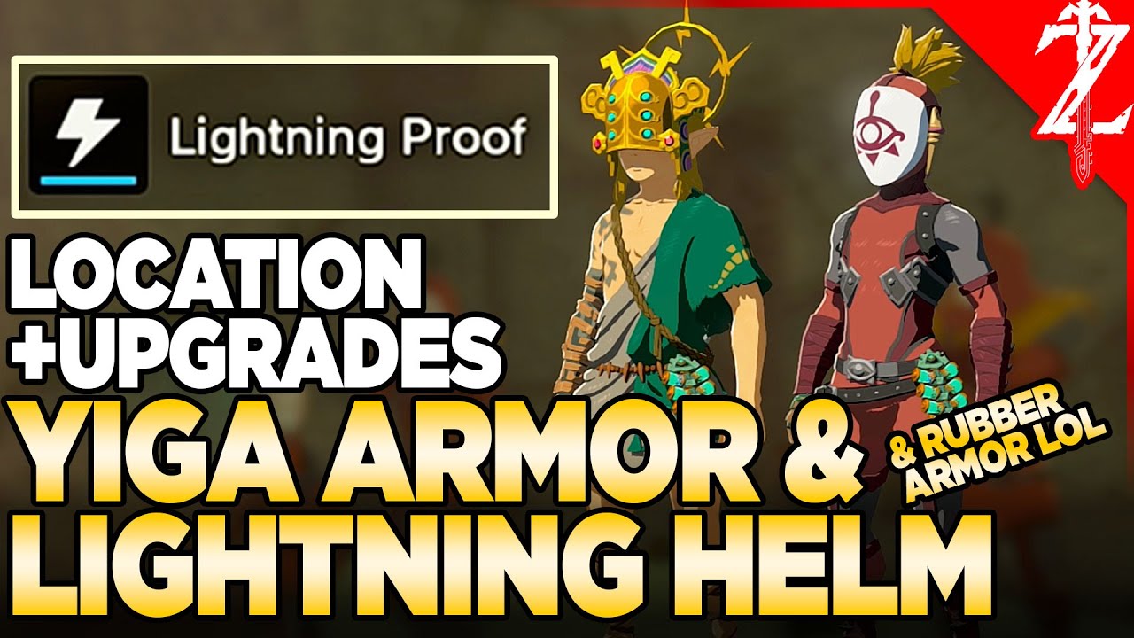 "How to Get the Lightning Helm (Thunder Helm), Yiga Amor Set & Rubber ...