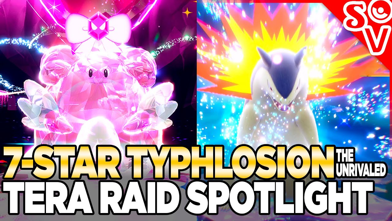 Blissey & 7-Star Mini-Mark Typhlosion *OVER* Tera Raid Spotlight in ...