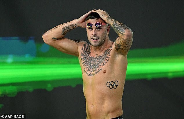 Swim king Kyle Chalmers reveals the touching motivational tattoo he'll ... Swim king Kyle Chalmers reveals the touching motivational tattoo he'll ...