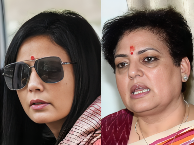 Moitra Mahua vs Rekha Sharma: TMC MP's 'holding boss' pajamas' dig at ... Moitra Mahua vs Rekha Sharma: TMC MP's 'holding boss' pajamas' dig at ...