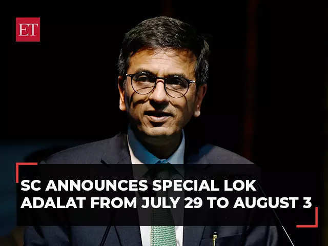 CJI Chandrachud urges citizens to participate in special Lok Adalat in ... CJI Chandrachud urges citizens to participate in special Lok Adalat in ...