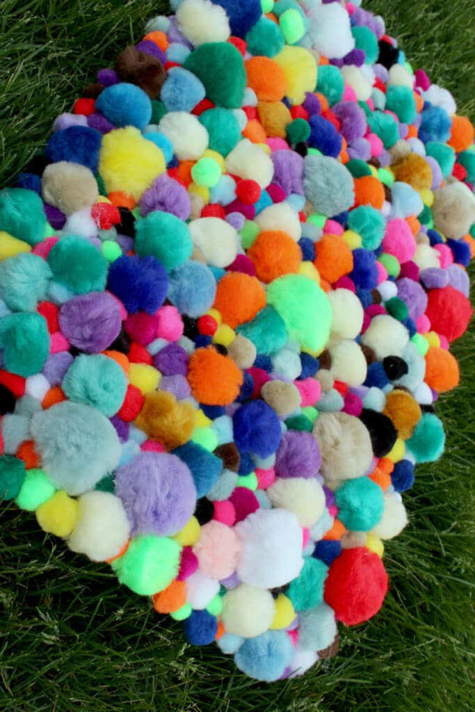 Make A Diy Pom Pom Rug In No Time