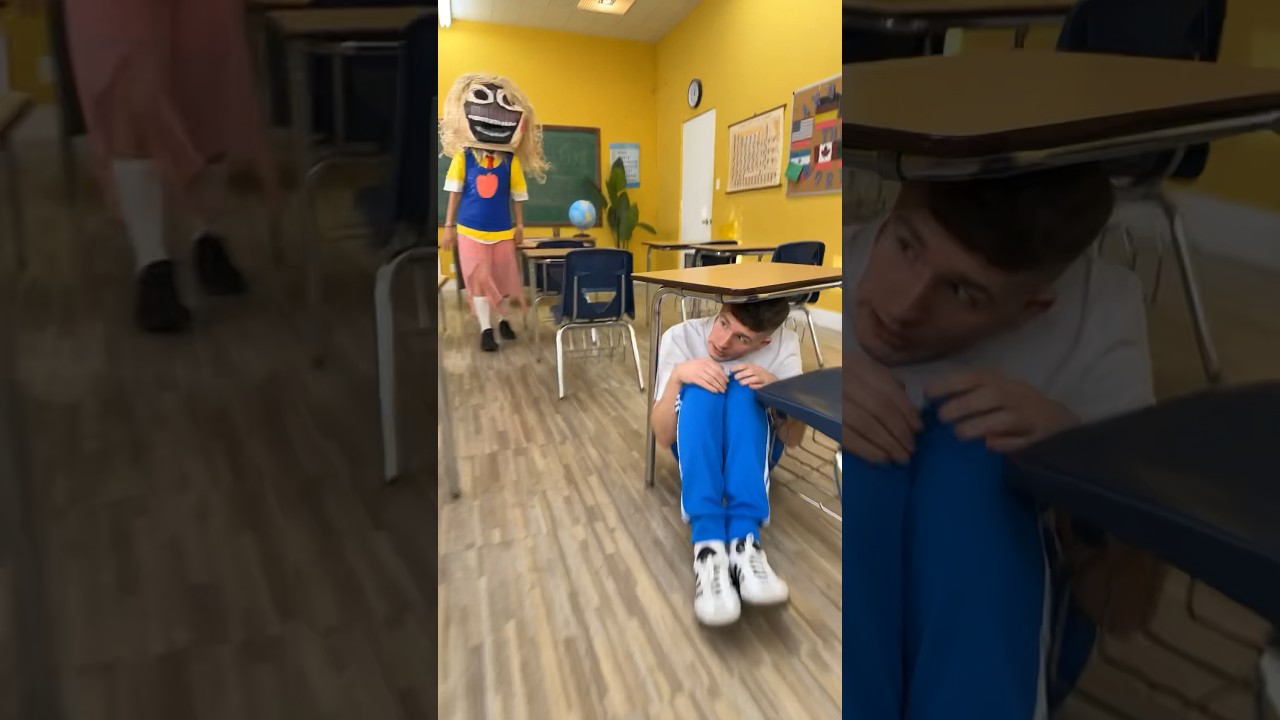 Miss Delight finds me hiding underneath