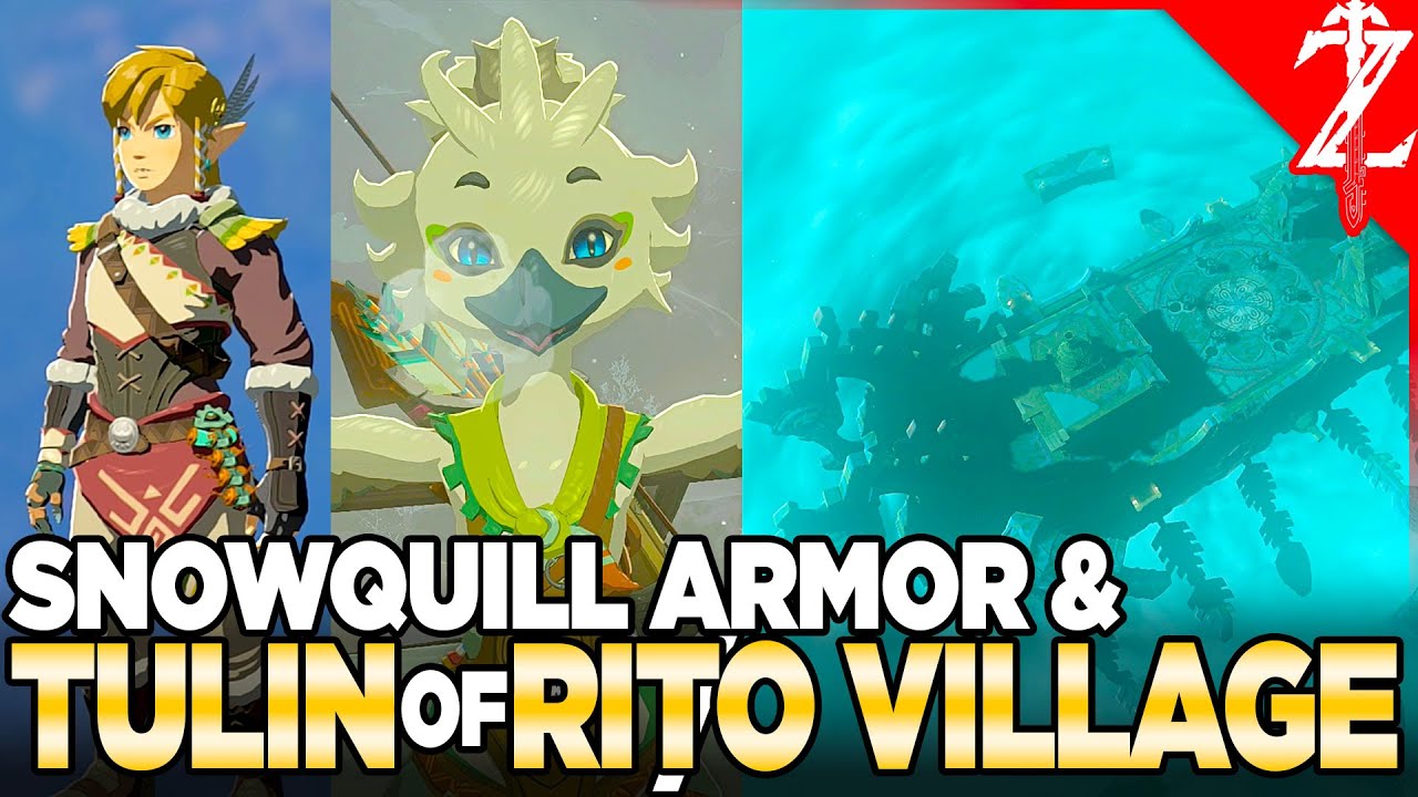 Snowquill Armor, Tulin & The Wind Temple - Tears of the Kingdom ...