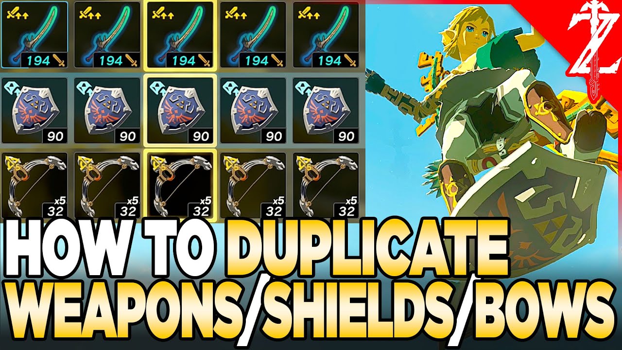 How to Duplicate Weapons, Shields, & Bows (V1.0 - V1.1.1 ONLY) in Tears ...