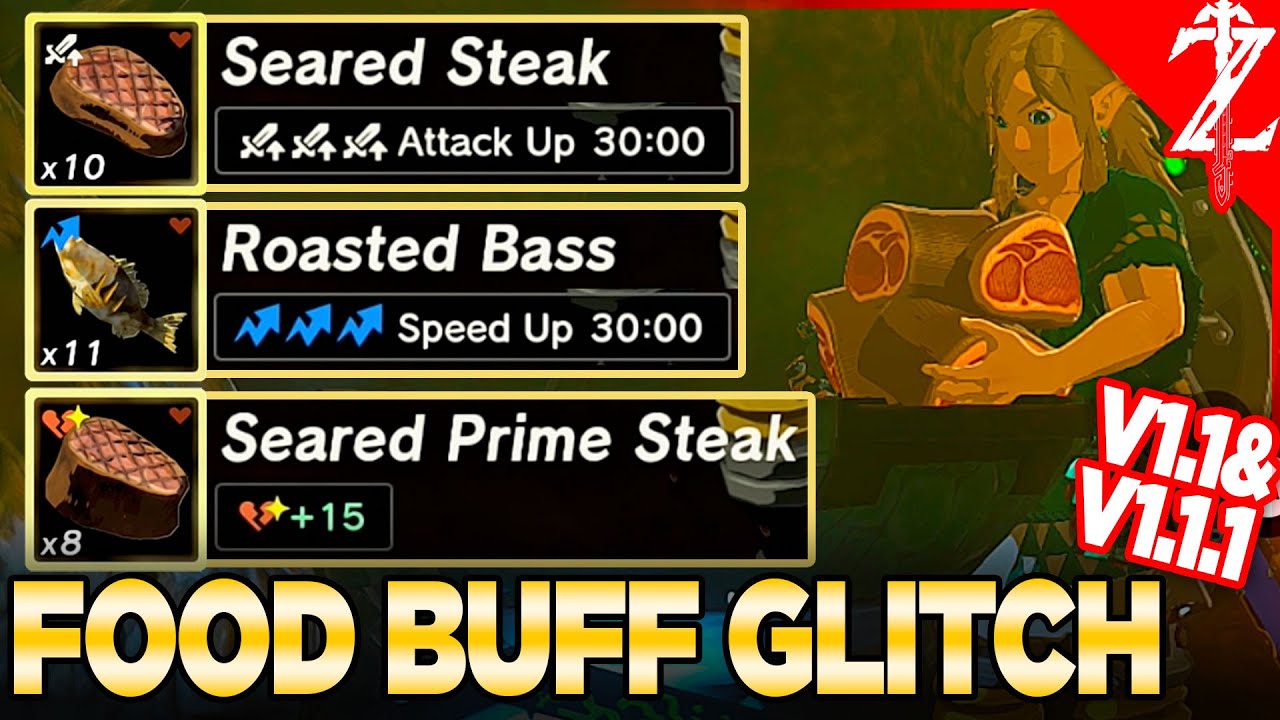 Get OP Food Buffs with Seared Food Buff Glitch (V1.0 - V1.1.1 ONLY) in ...