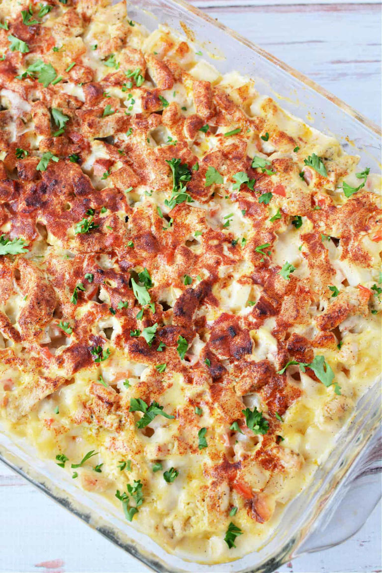 Try this Hash Brown Chicken Casserole for an Easy Dinner