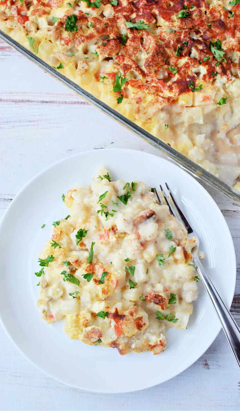 Try this Hash Brown Chicken Casserole for an Easy Dinner