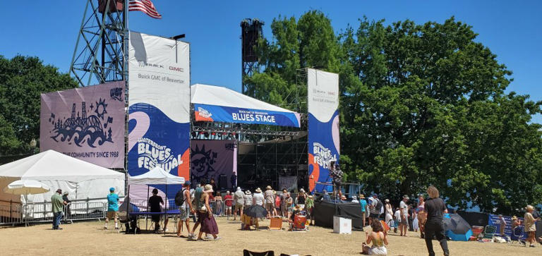 Waterfront Blues Festival helps support local artists