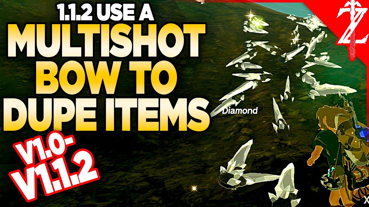 How to duplicate materials using the multishot bow glitch