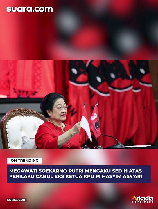 Ketua KPU Hasyim Asy'ari Dipecat Gegara Cabul, Megawati: Sedih Saya ... Ketua KPU Hasyim Asy'ari Dipecat Gegara Cabul, Megawati: Sedih Saya ...