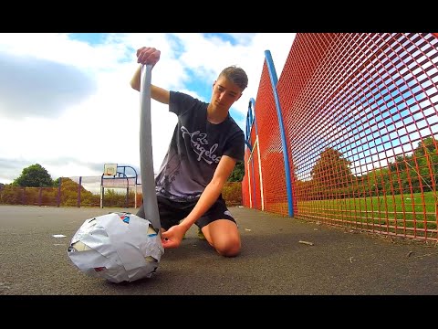 Duct taping my soccer ball destroys my first touch